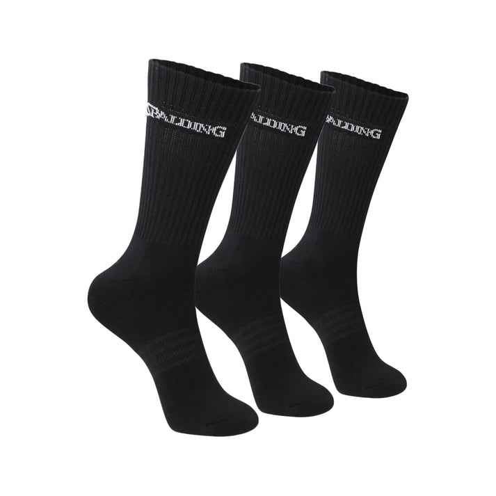Crew Socks Negras – Spalding Perú
